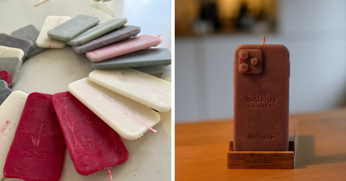 I Created A Mobile-Shaped Candle (9 Pics) | Bored Panda