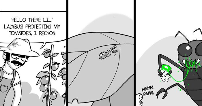 20 Hilariously Bizarre Comics With A Dark Twist, By Gryzlock (New Pics)