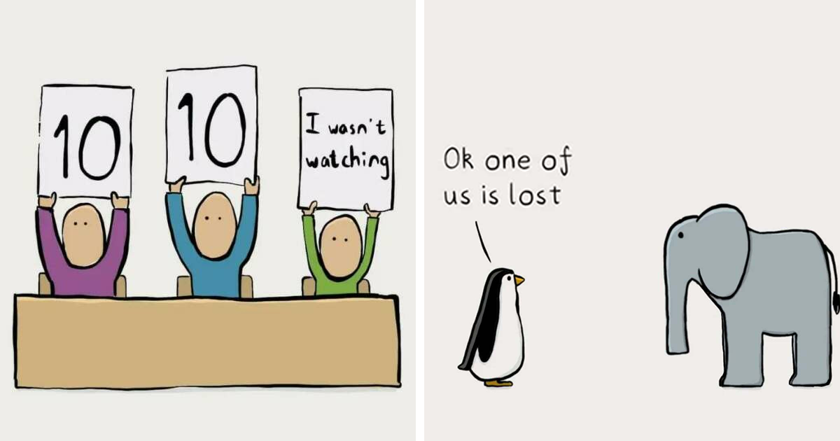 37 Simple Yet Brilliant Illustrations By Dave Clamp Full Of Playful ...