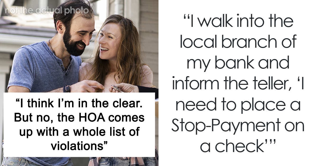 Homeowner Writes A Check To HOA For Absurd Violations, Gets Revenge By ...