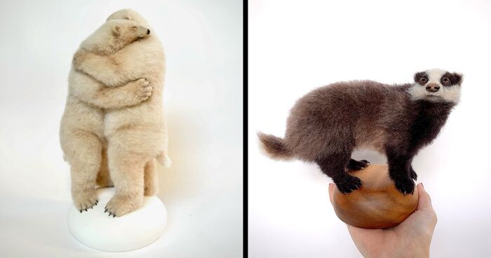 From A Playful Dog To A Wise Owl, This Artist’s Needle-Felted Animals ...