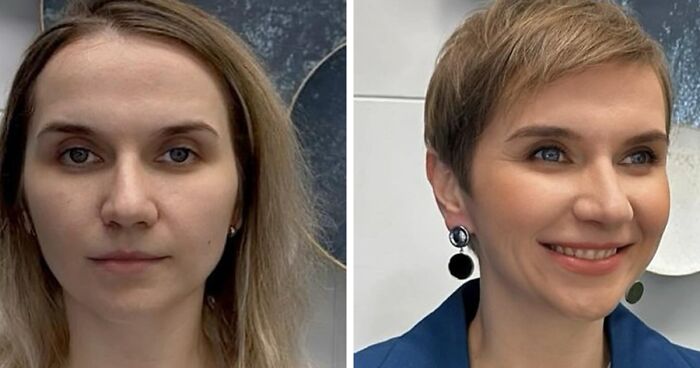 33 Incredible Before-And-After Short Hair Makeovers By This Stylist ...