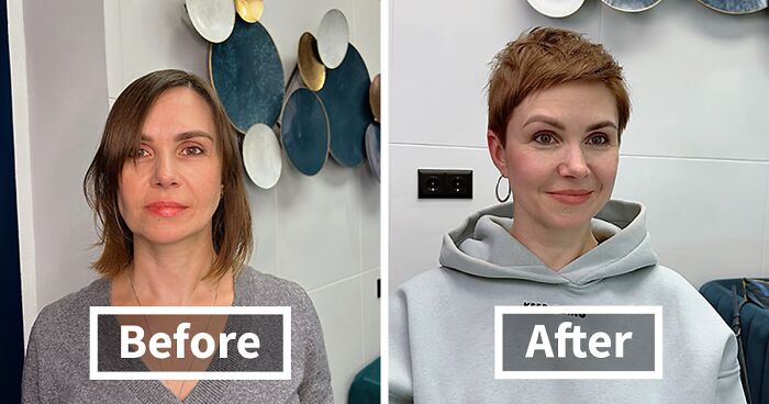 33 Incredible Before-And-After Short Hair Makeovers By This Stylist ...