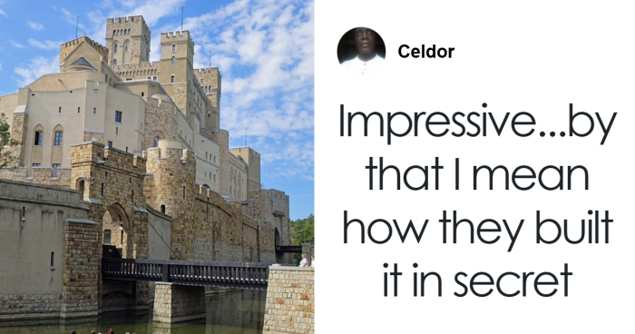 Mysterious Castle Found In The Middle Of A Frozen Lake Has People ...