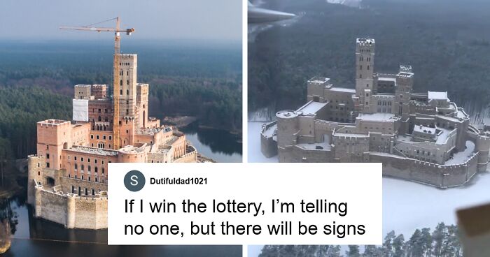Mysterious Castle Found In The Middle Of A Frozen Lake Has People ...