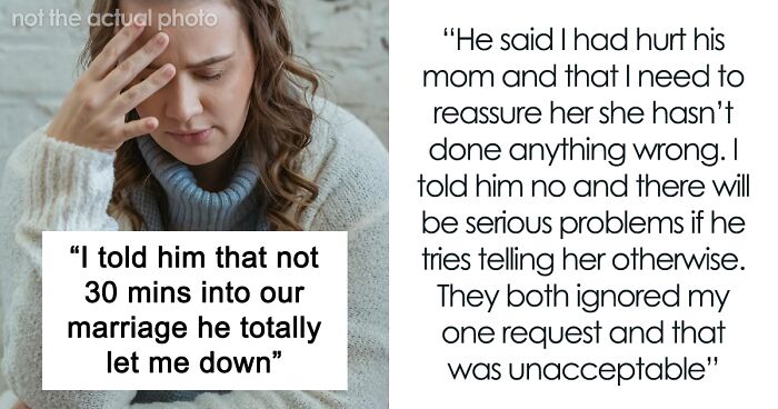 Wife Heartbroken After New Husband And MIL Ruin Wedding Day: “I Can’t ...
