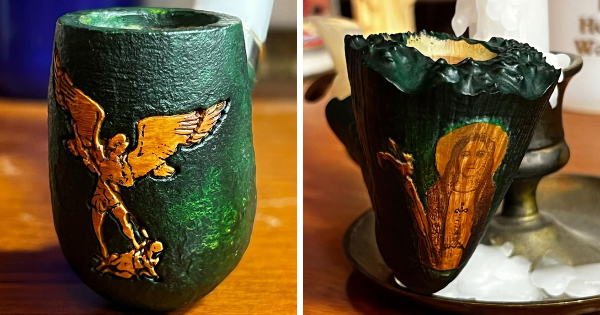 This Nebraskan Artist Crafts Incredible Pipes Featuring Saints, Angels ...