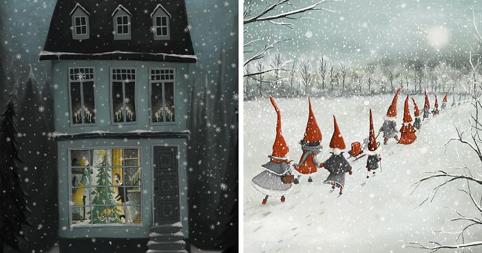 30 Magical Illustrations By Maja Lindberg That Blur The Line Between ...