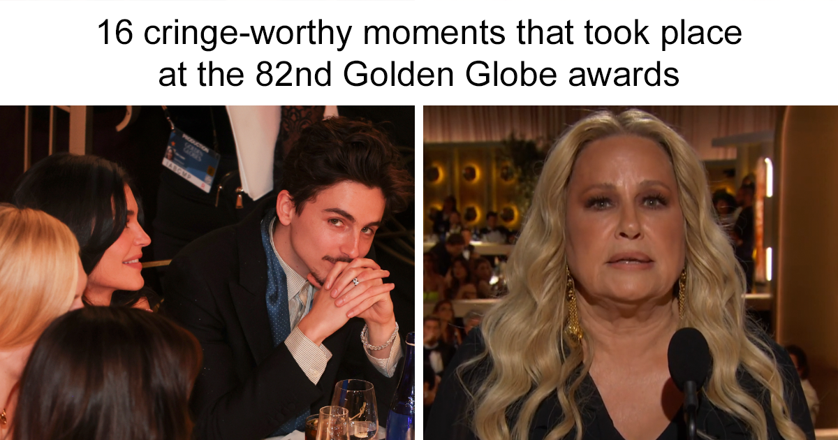 16 Cringe-Worthy Moments That Took Place At The 82nd Golden Globe Awards | Bored Panda