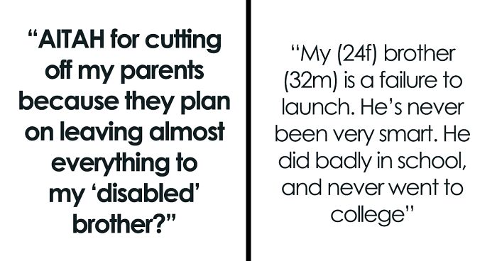 “Being Dumb Is A Disability”: Woman Cuts Parents Off After They Leave ...