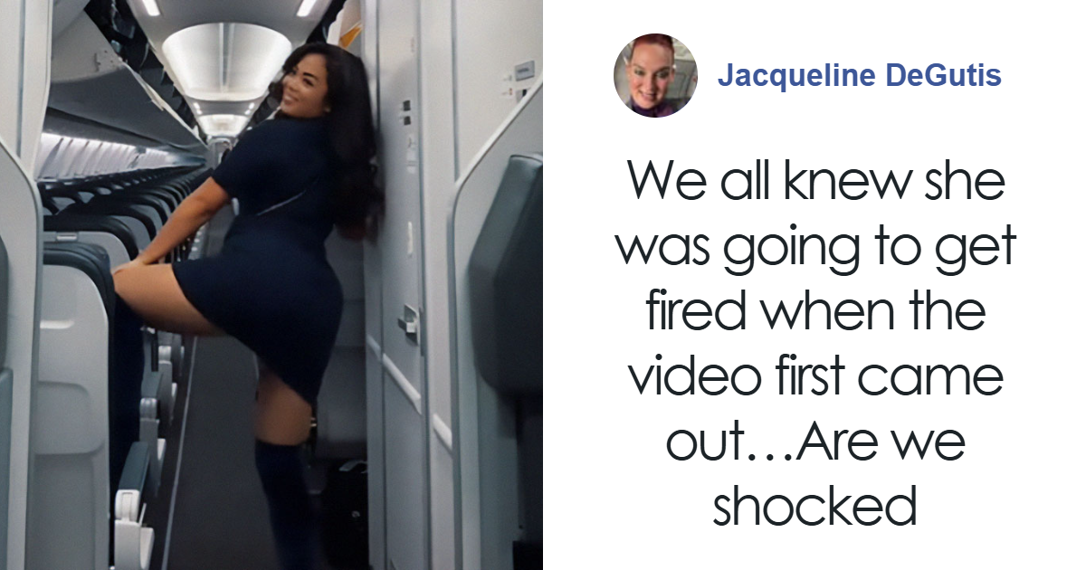 “She Doesn’t Have A Case”: Twerking Flight Attendant Loses Job After Viral Clip | Bored Panda