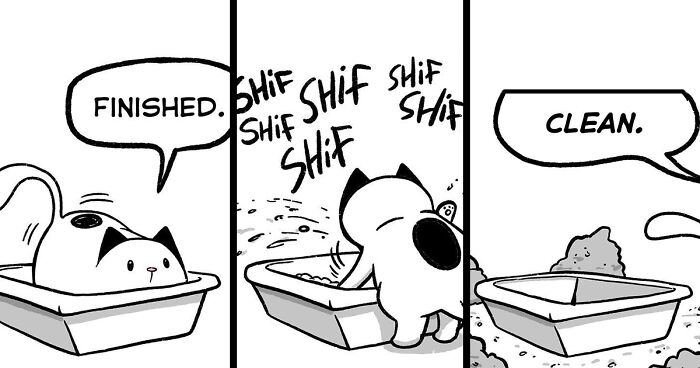 20 Comics That Highlight Hilariously Relatable Cat Behaviors ...