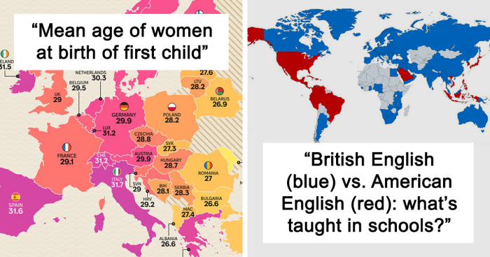 30 Maps To Expand Your Knowledge Of The World With Random Facts (New ...