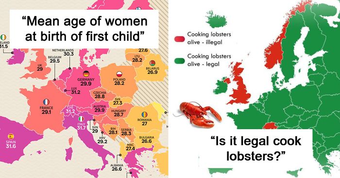 30 Maps To Expand Your Knowledge Of The World With Random Facts (New ...