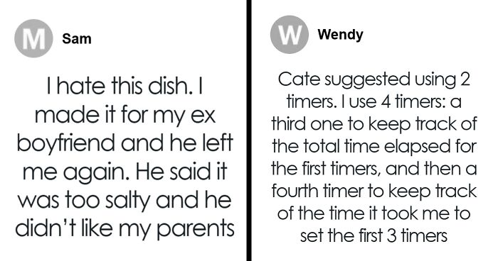 30 Salty Comments From People Who Didn’t Follow A Recipe And Lacked ...