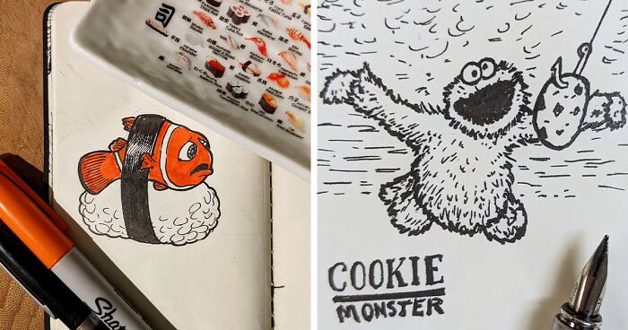 Bringing Pop Culture Characters To Life: 27 Drawings By Ed Harrington ...