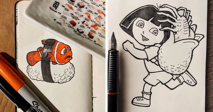 Bringing Pop Culture Characters To Life: 27 Drawings By Ed Harrington ...