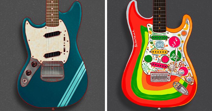 “GuitARTist”: 17 Iconic Guitars Of Hendrix, Clapton, And More