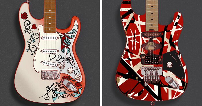 “GuitARTist”: 17 Iconic Guitars Of Hendrix, Clapton, And More