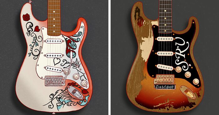 “GuitARTist”: 17 Iconic Guitars Of Hendrix, Clapton, And More