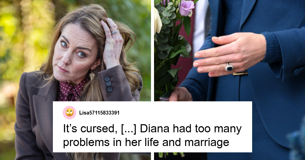 Kate Middleton Spotted Without Ring, Sparking “Diana” Theories Online ...