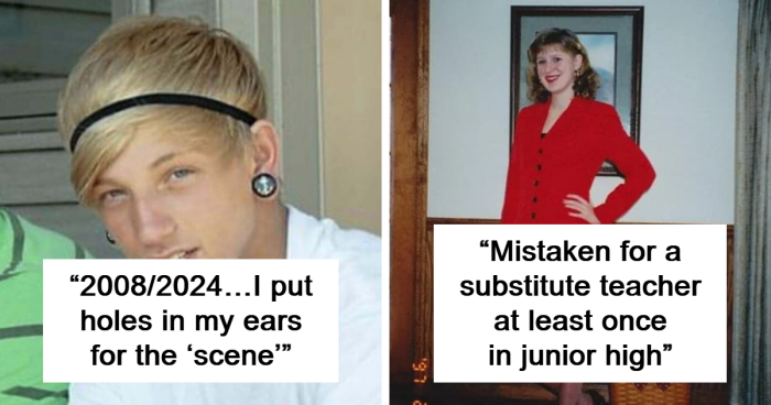 30 Embarrassing Pics From People’s “Blunder Years” That They Would Like ...