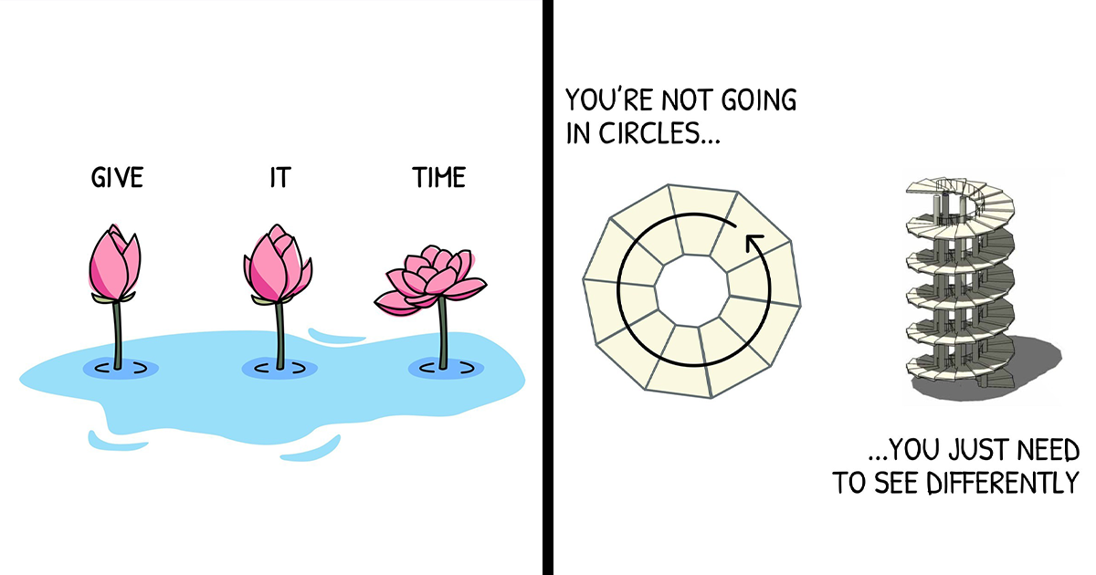 Illustrator Creates Motivational Images That Might Help You Improve ...