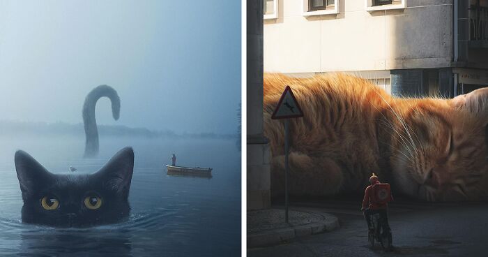 This Artist From Taiwan Creates A Magical World Of Cats In 17 Images ...