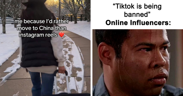 Social Media Can’t Stop Joking About The TikTok Ban, Sparking These 30 Brilliant Memes