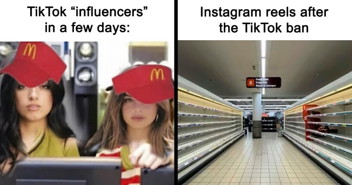 Social Media Can’t Stop Joking About The TikTok Ban, Sparking These 30 Brilliant Memes | Bored Panda