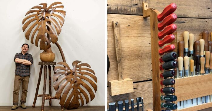 50 Times People Turned Pieces Of Wood Into Masterpieces With Their Bare ...