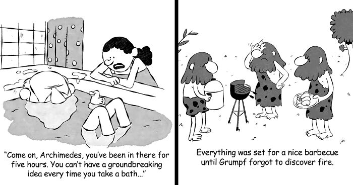 32 Cartoons By Thomas Leclercq That Offer A Brilliant Mix Of Wit, Wisdom, And Whimsy