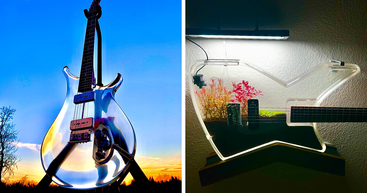 Burls Art Crafted 28 Extraordinary Guitars Using Unconventional ...