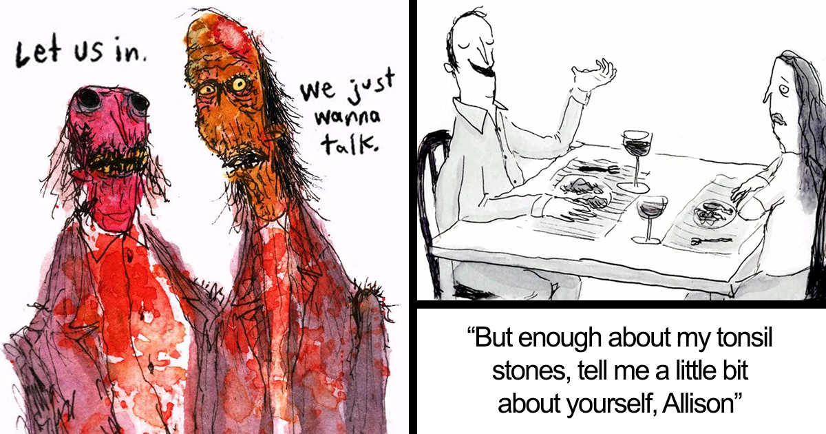 Kyle Beaudette’s Darkly Witty Artworks That Are Both Funny And ...