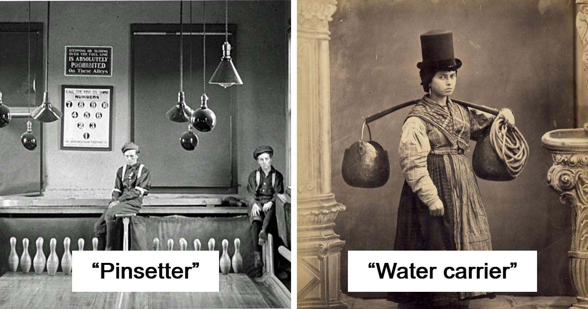 21 Historical Professions That Were Incredibly Popular In The Past But ...