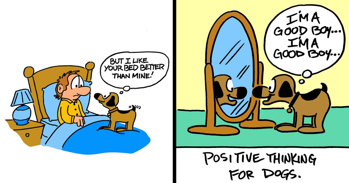 30 Comedic Dog Cartoons By GMeyer That Capture The Fun And Chaos Of ...