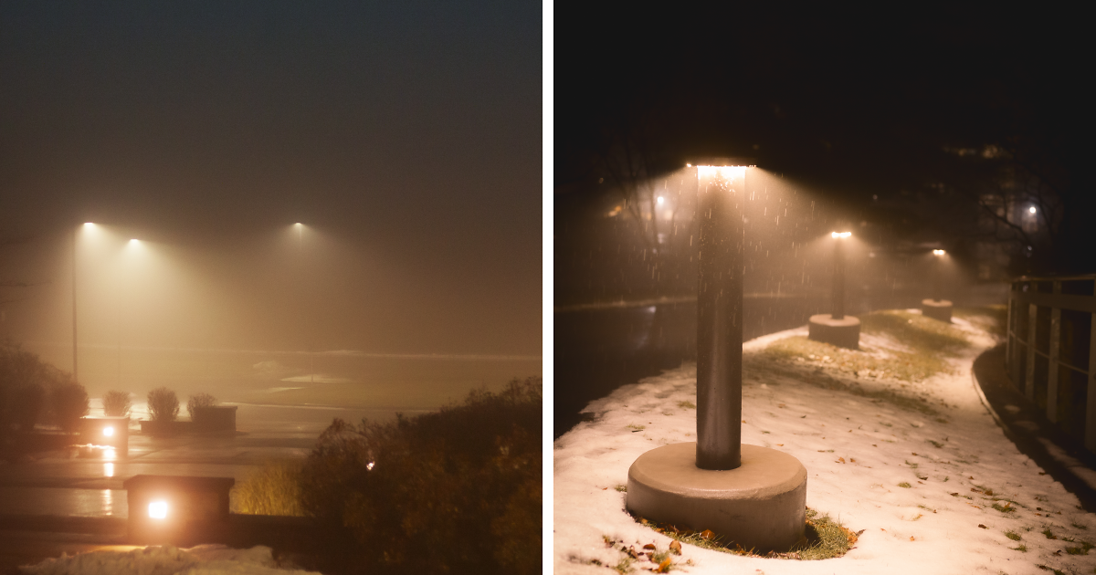 I Photographed Dense Fog On My College Campus | Bored Panda