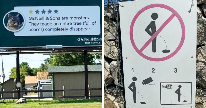 50 Hilarious Signs Showing That Some People Really Do Let Their ...