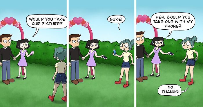40 Goofy Comics With Unexpected Twists, By Eirinn Ske