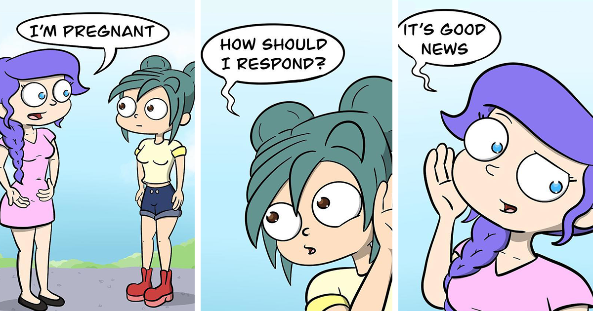40 Goofy Comics With Unexpected Twists, By Eirinn Ske | Bored Panda