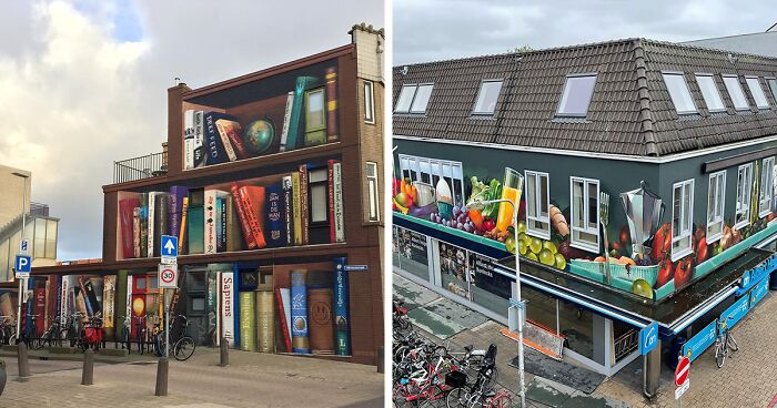 Dutch Artist Created 30 Jaw-Dropping Murals On Building Walls