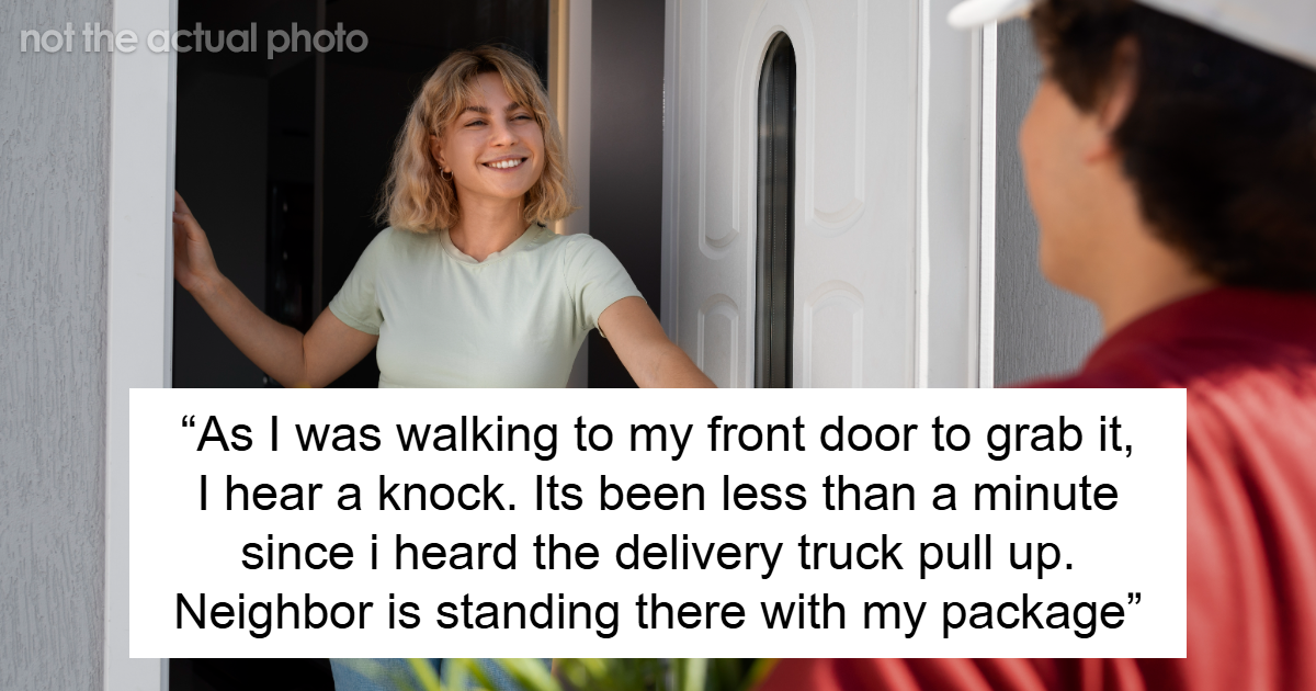 Homeowner Fed Up With Neighbor Who Takes Their Packages And Gives Them ...