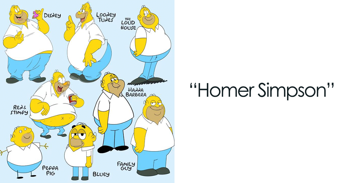 Artist Reimagines Famous Characters In Different Cartoon Styles, Here ...