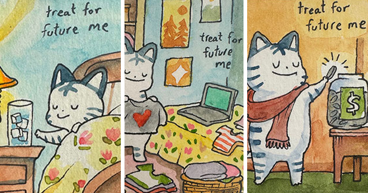 21 Watercolor Comics By Anna-Laura Sullivan That Might Brighten Your ...