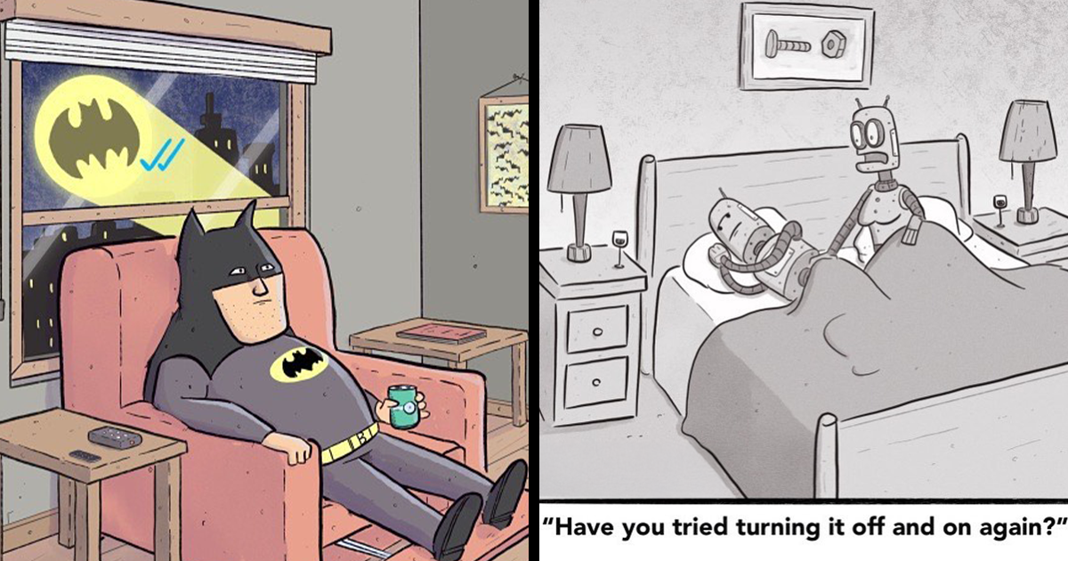 Artist Makes Funny Comics With Unexpected Endings And A Pinch Of Dark ...