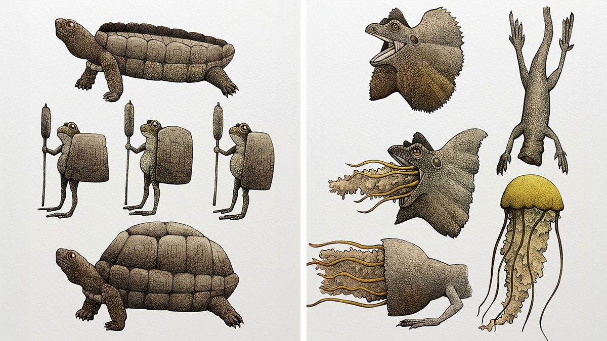 Surreal Zoology: 25 New Nonsensical Scientific Illustrations Of Wildlife By Tim Andraka | Bored ...