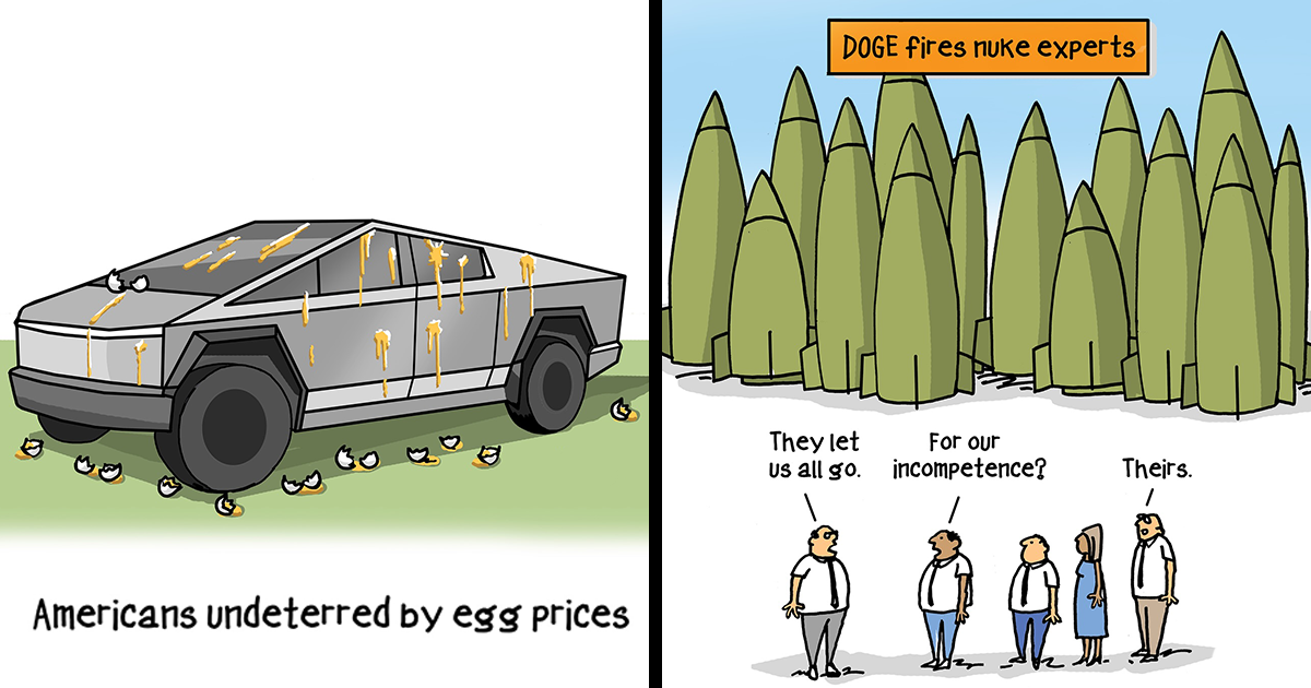 This Artist Creates Cartoons On Everyday Life And Is Not Afraid To ...