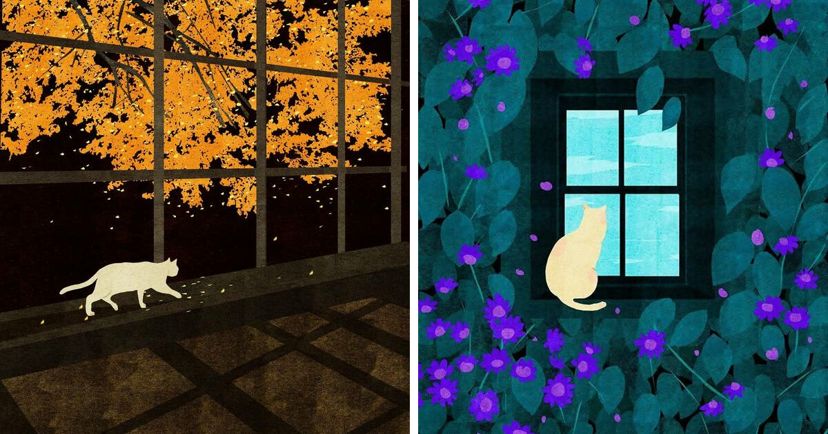 50 Dreamy, Flower-Infused Illustrations That Might Soothe Your Soul ...