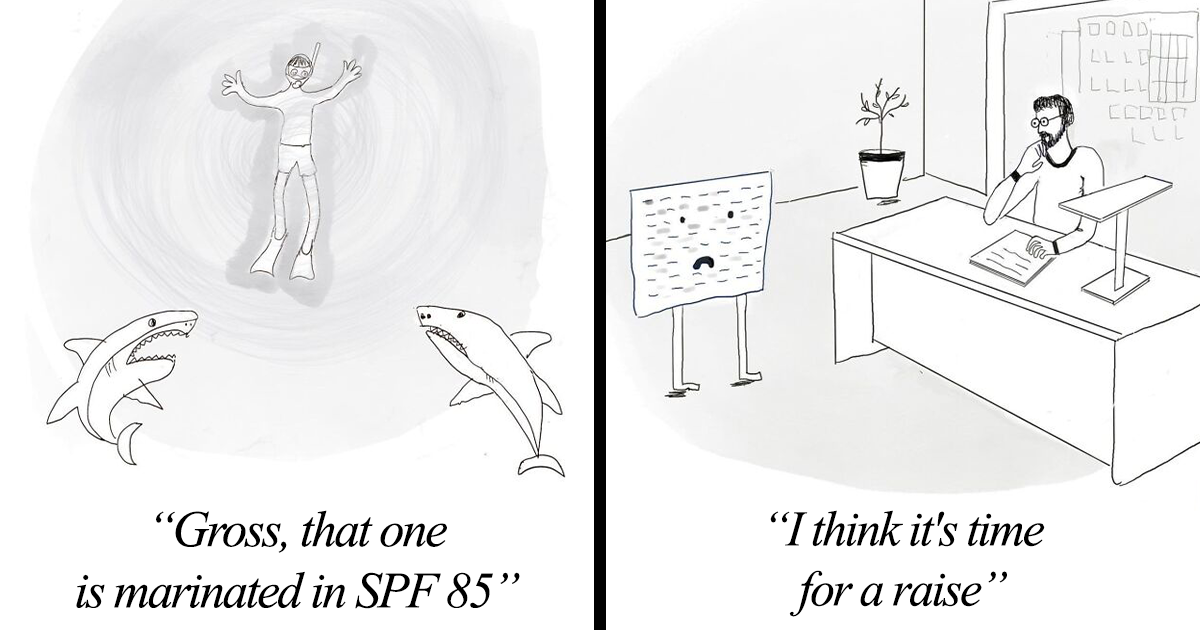 30 Lighthearted One-Panel Comics By Beverley Kort To Brighten Your Day | Bored Panda