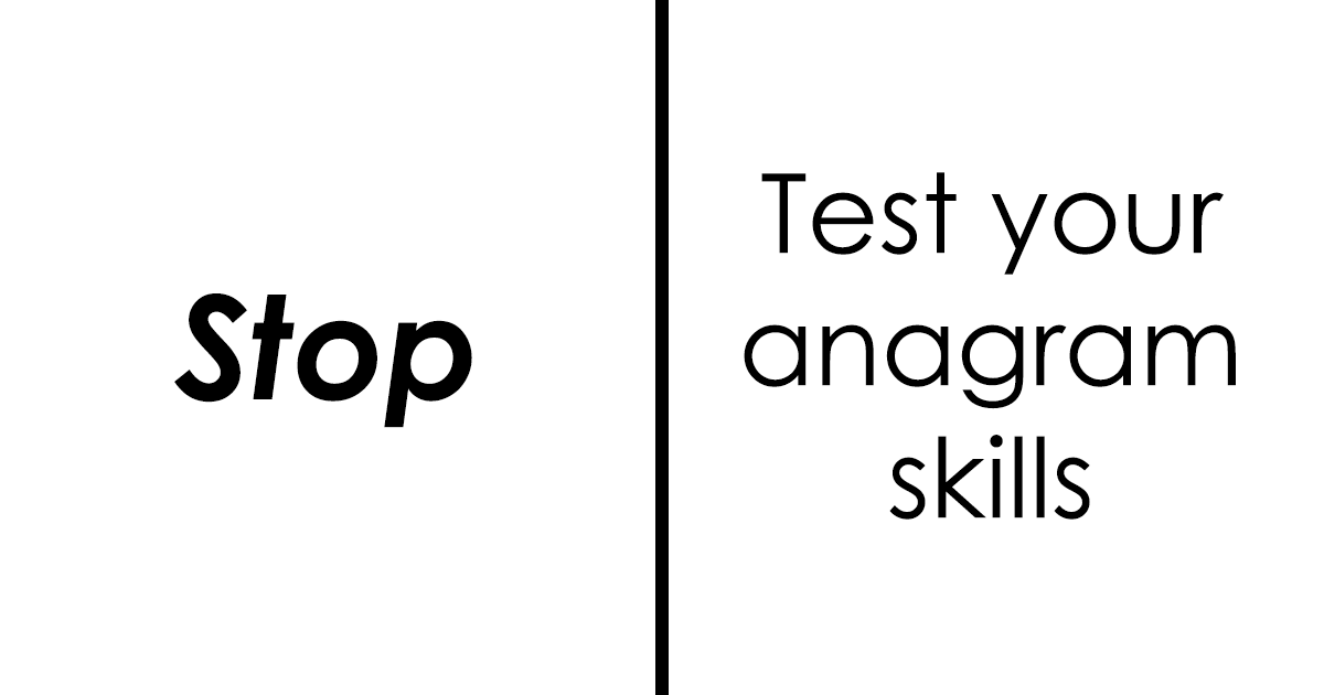 “Think You’re Good With Words?”: Prove It By Solving These 30 Tricky Anagrams | Bored Panda
